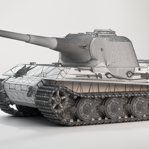 🪖 Panzer VII Lowe - German Heavy Tank・ STL File for 3D printing・Cults