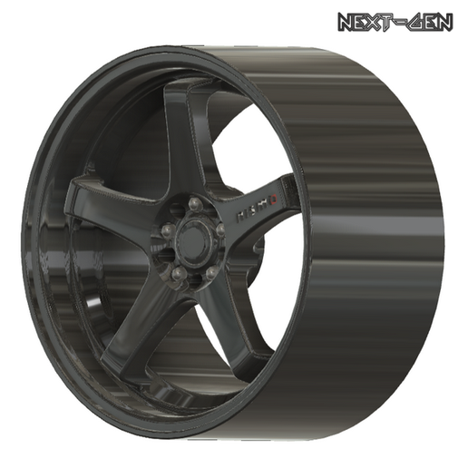 🧑‍🏭 Next-Gen Rim - Nismo "LMGT4" - Real Rims For Scale Model Cars・ STL ...