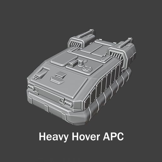 🎲 Battletech heavy hover APC proxy・ STL File for 3D printing・Cults