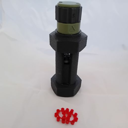 🔫 Airsoft Flashbang Grenade Impact Cap Twist Head Fuze Gun Ring M84 ...
