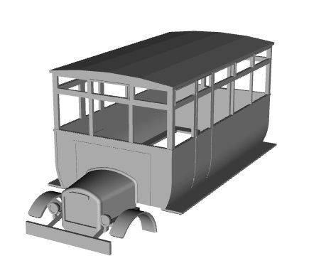 🚂 Selsey Tramway/HMST Shefflex Railcar 1/76 scale・ 3D File for 3D ...