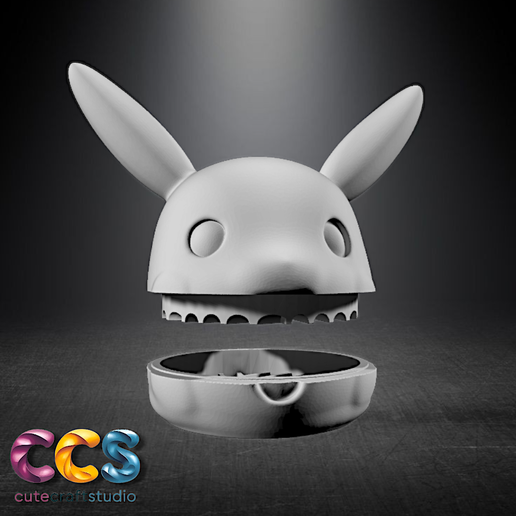 STL file Pokemon Pikachu Grinder 🐉 (3MF)・3D printer design to download ...