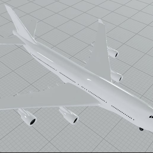 👽 Boeing 747 airliner aeroplane・ STL File for 3D printing・Cults