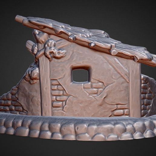 🎄 Nativity Scene MANGER for wise men set・ STL File for 3D printing・Cults
