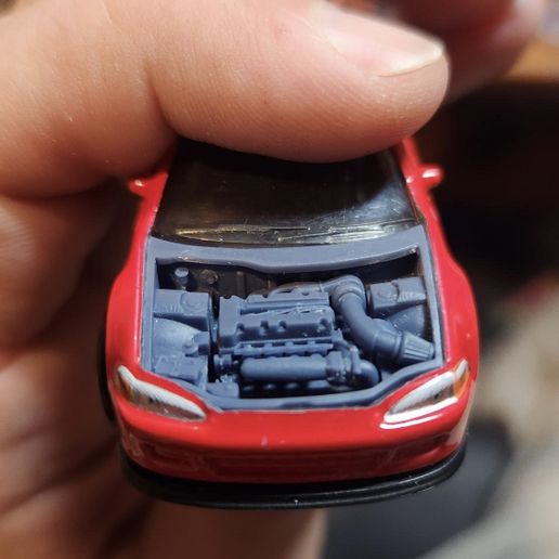 🚗 Civic EG Engine Bay With K20 Engine・ STL File for 3D printing・Cults