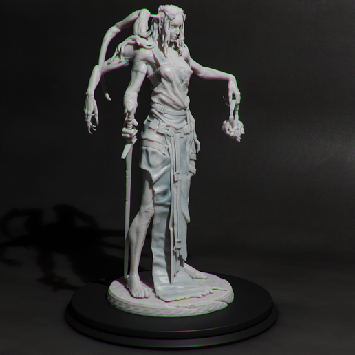 3D file Priestess 👹 ・3D print design to download・Cults
