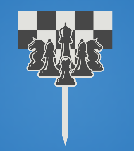 ♟️ chess cake topper・ STL File for 3D printing・Cults