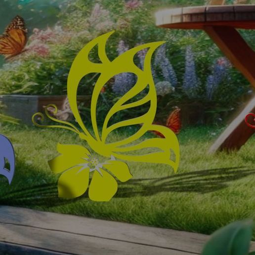 🦋 Butterfly・Free STL File for 3D printing・Cults
