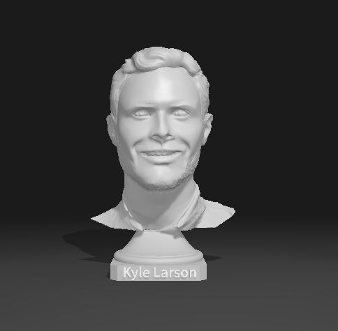 👤 Kyle Larson - Premium Statue・ STL File for 3D printing・Cults