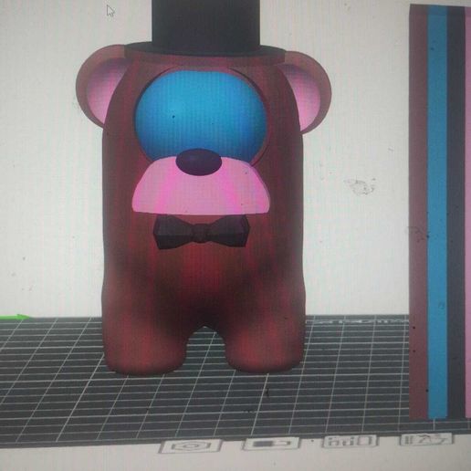 3MF file among us x fnaf freddy 🧸 ・3D printable design to download・Cults