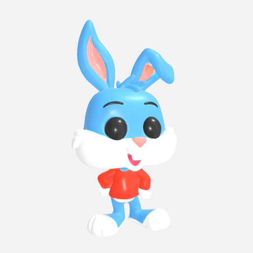 👾 Funko Pop – Buster Bunny (Tiny Toon Adventures)・ OBJ File for 3D ...