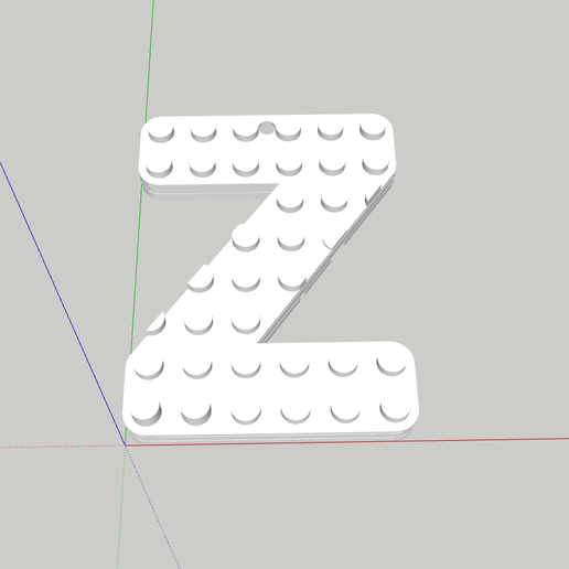 STL file Letter Z Construction Brick 🚧 ・Model to download and 3D print ...