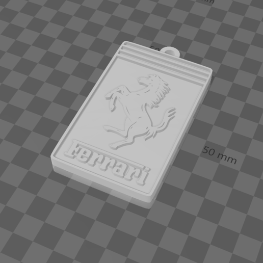 🔑 3 Ferrari key rings・Free STL File for 3D printing・Cults