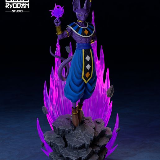 🐉 BEERUS DRAGON BALL・ 3D File for 3D printing・Cults