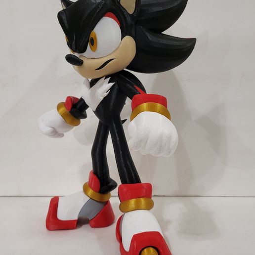 🎬 Sonic Shadow Character・ STL File for 3D printing・Cults