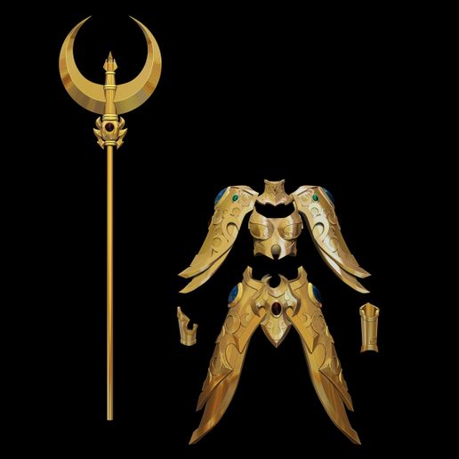 ♀️ Artemis - Saint Seiya - armor for female myth・ OBJ File for 3D ...