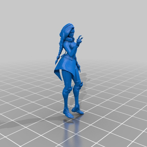 Бесплатный 3D файл Overwatch - Sombra - дополненная кожа 🎲 ・Идея 3D ...