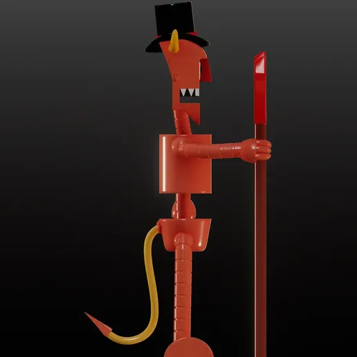 🤖 Robot Devil・Free 3D File for ・Cults