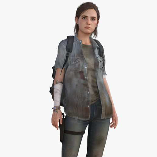 🧟 Ellie Williams The Last of Us Part 2・ STL File for ・Cults