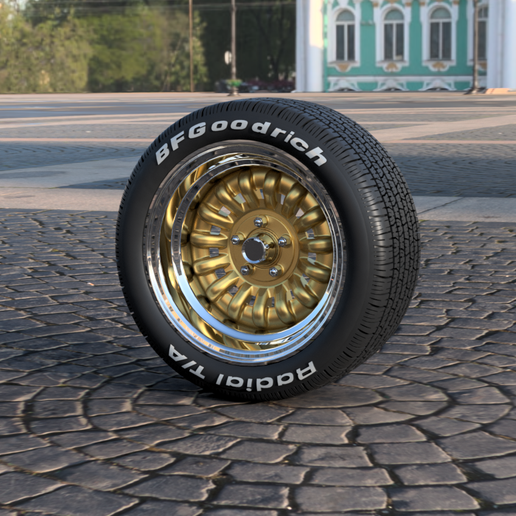 👽 Alliance Striker Wheels and BFG tyres 1/24 scale・ STL File for 3D ...