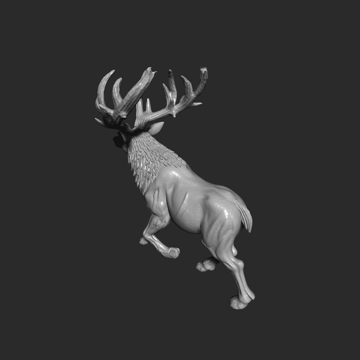🦌 Majestic Stag Beast - 32mm Fantasy Miniature・ STL File for 3D ...