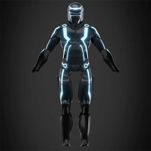 💾 Tron Legacy Sam Flynn Full Armor and Disk for Cosplay・ 3D File for 3D ...