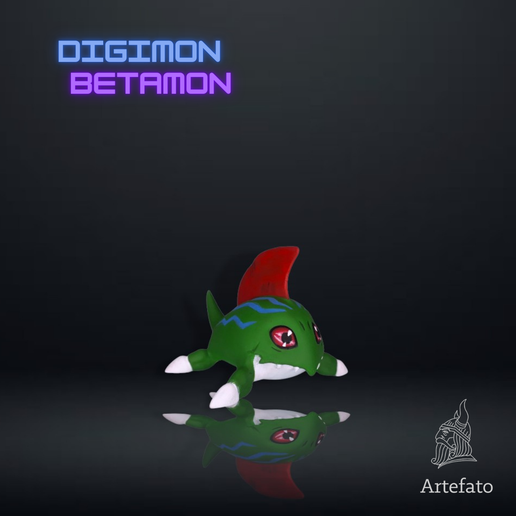 STL file Betamon Digimon 🐉 ・3D printing model to download・Cults
