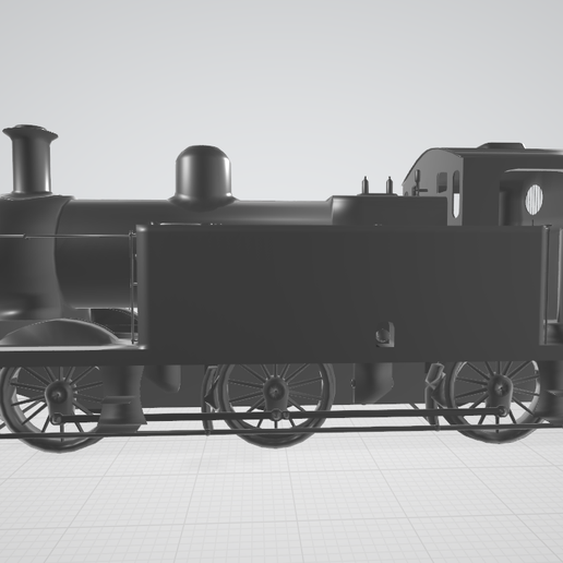 OBJ file Jinty Steam Locomotive 😤 ・3D printing model to download・Cults
