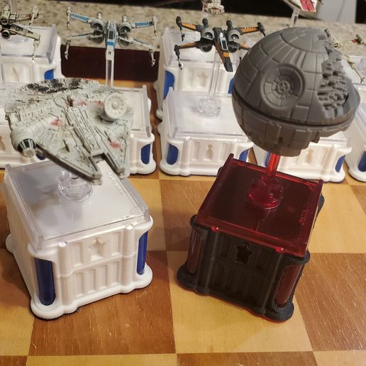 ⭐ Star Wars Chess Set - Base Design・ STL File for 3D printing・Cults