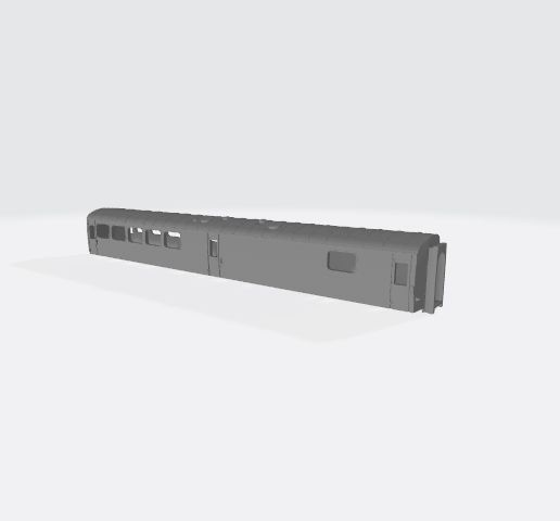 🛤️ Mk1 BAR Coach 1883 BR British Rail・ STL File for 3D printing・Cults