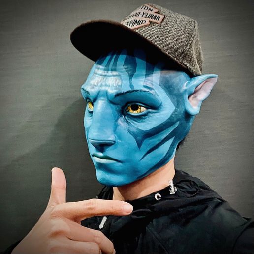 🎬 Jake Sully Head Mask Wearable - Avatar movie 2025 cosplay・ 3D File ...