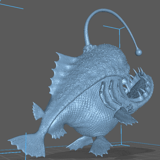 🐠 Angler Fish 3D Model – Deep Sea Monster STL・ STL File for 3D printing ...