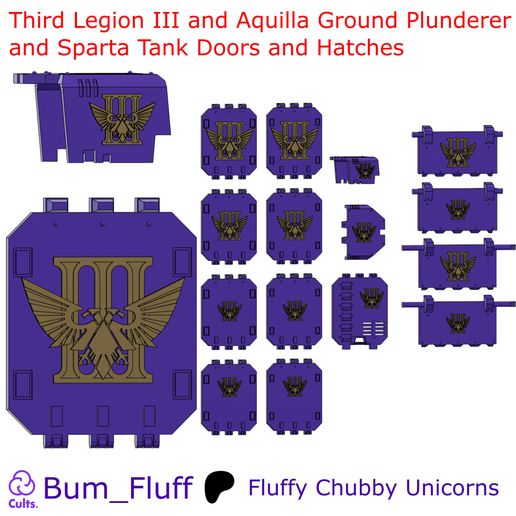 STL file III and Eagle Ground Plunderer and Sparta Tank doors ...