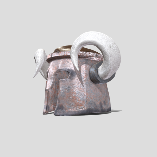 🪖 Horned Helmet・ STL File for ・Cults