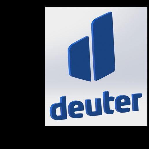⚽ Deuter LOGO・ STL File for 3D printing・Cults