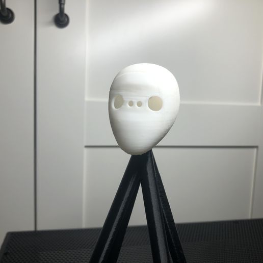 🛑 Stop Motion Head with Removable Face・Free STL File for 3D printing・Cults