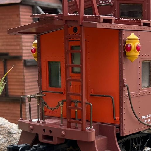 🪜 Aristocraft Steel/Long Caboose Ladder G Scale・ STL File for 3D ...