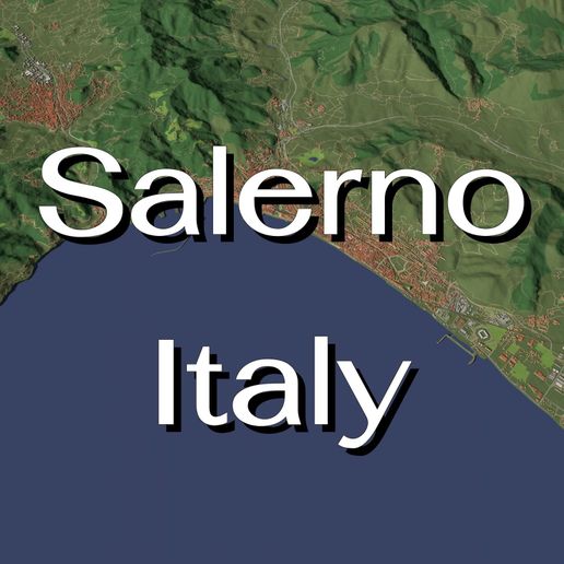 STL file Salerno Italy - city and urban 🇮🇹 (OBJ)・3D printer design to ...