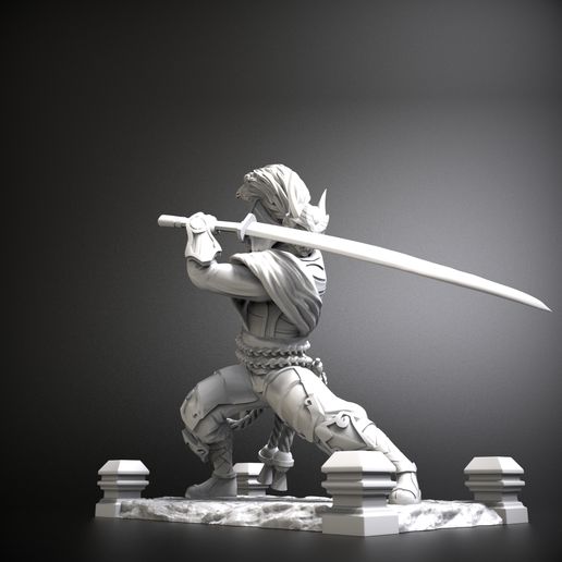 🩸 Yasuo Blood moon 3D print model league of legends 3D print model・Free ...