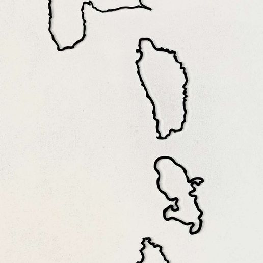 3D print guadeloupe island・Cults