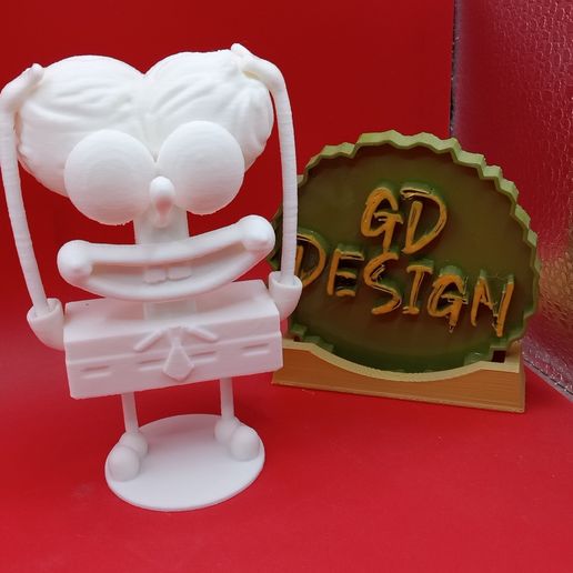 🧠 SpongeBob SquarePants SpongeBob Brain Figure・ STL File for 3D ...