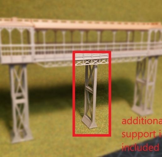 STL file [ZM H0] Modular covered footbridge add-ons - Gangways FDM 🚆 ...