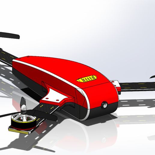 🚁 Tricopter 3D-Printed High Performance and Durable Drone・ STL File for ...