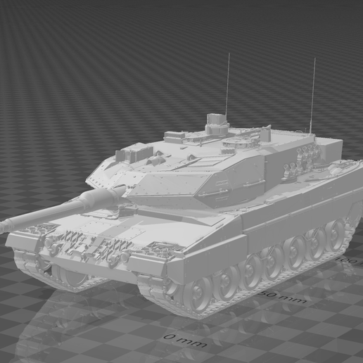 🐆 LEOPARD 2A5/A6 MBT・ STL File for ・Cults