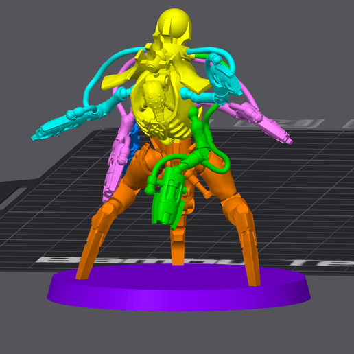 3D file Many Arms 🎲 ・3D print model to download・Cults