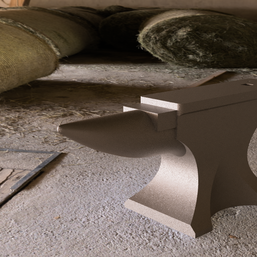 🖨️ Anvil - Scale 1:6・ STL File for 3D printing・Cults
