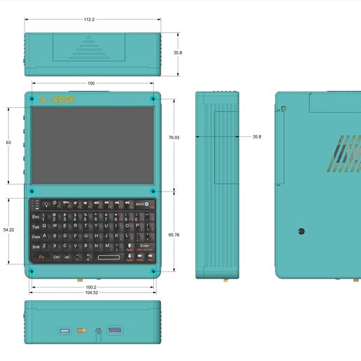 🐼 Panda Edge - Windows portable handheld・ STL File for 3D printing・Cults