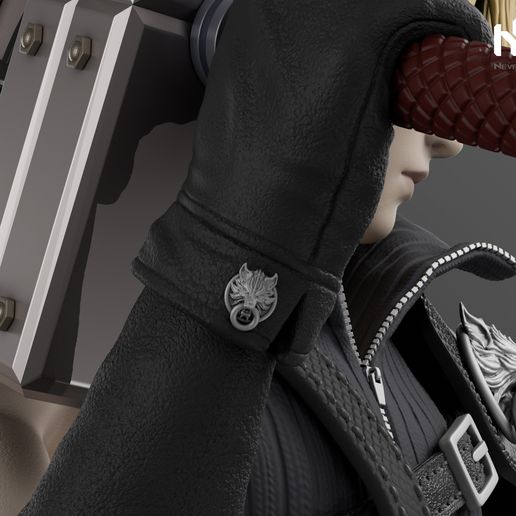 ☁️ Cloud Strife - Final Fantasy 7 Advent Children 3D Model・ 3D File for ...