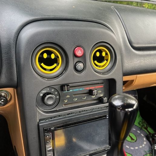 🛞 Miata NA / NB - Smiley Face Vent・ 3D File for 3D printing・Cults