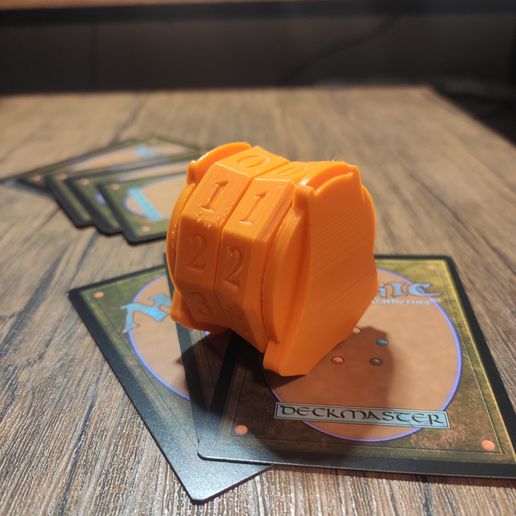 🛞 Click-Wheel Life Counter v1 (MTG, DND, etc.)・Free STL File for 3D ...